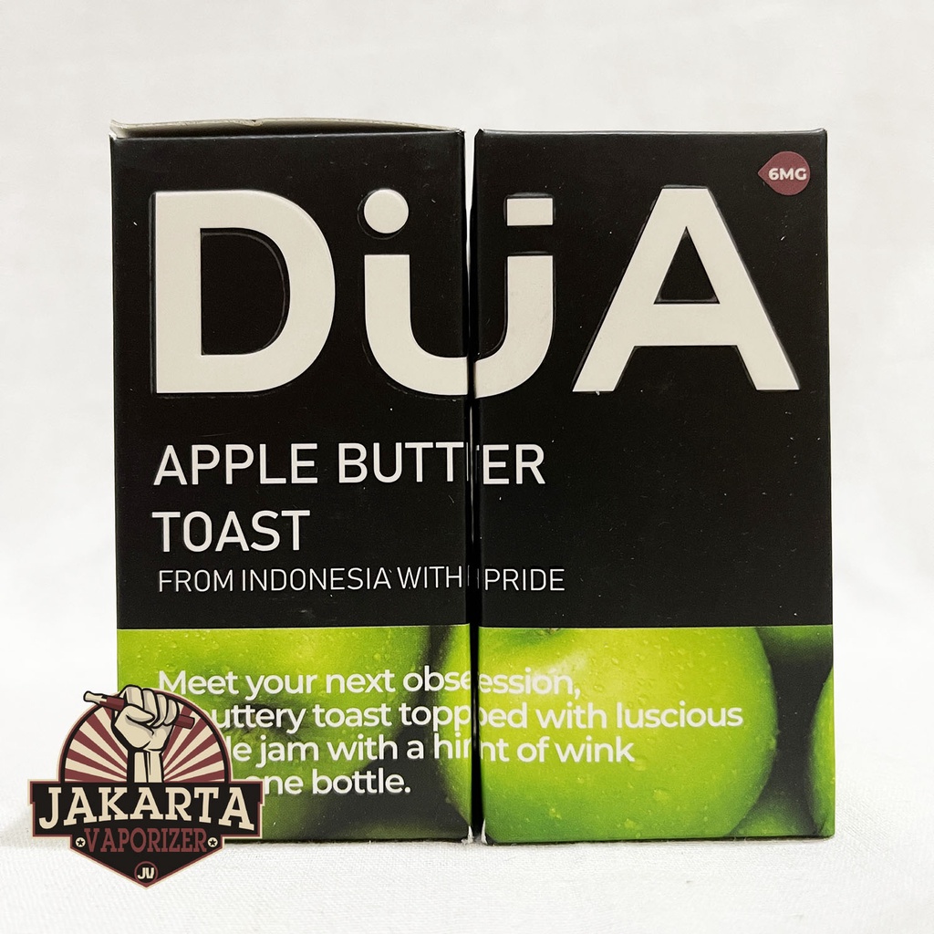 Jual DUA APPLE BUTTER TOAST 60ML 3MG 6MG 9MG BY INDO BREW | Shopee ...