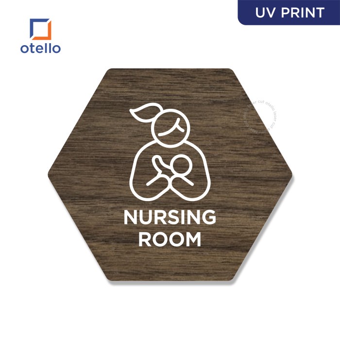 Jual Signage Nursing Room Sign Board Pojok Asi Label Tempel Ruang ...