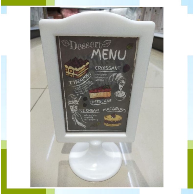 Jual Arthome 4r Bingkai Foto Menu - Putih/hitam/ tempat menu/bingkai ...