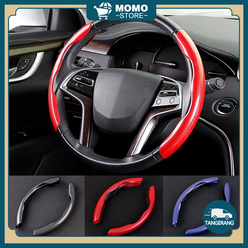 Jual Cover Stir Mobil Sarung Stir Mobil Carbon Fiber Universal / Cover ...