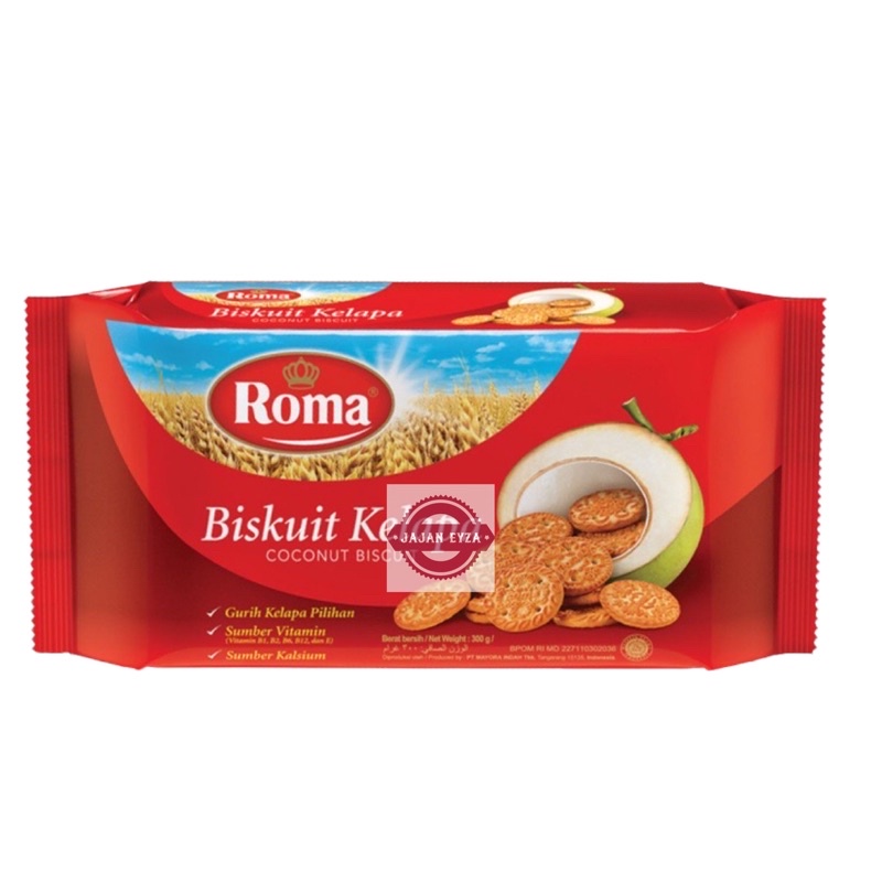 Jual MAYORA ROMA KELAPA FAMPACK BISKUIT ROMA KELAPA | Shopee Indonesia
