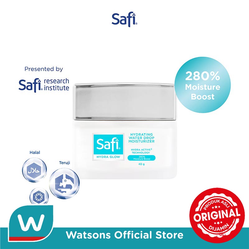 Jual Safi Hydra Glow Hydrating Water Drop Moisturizer 40gr | Shopee ...
