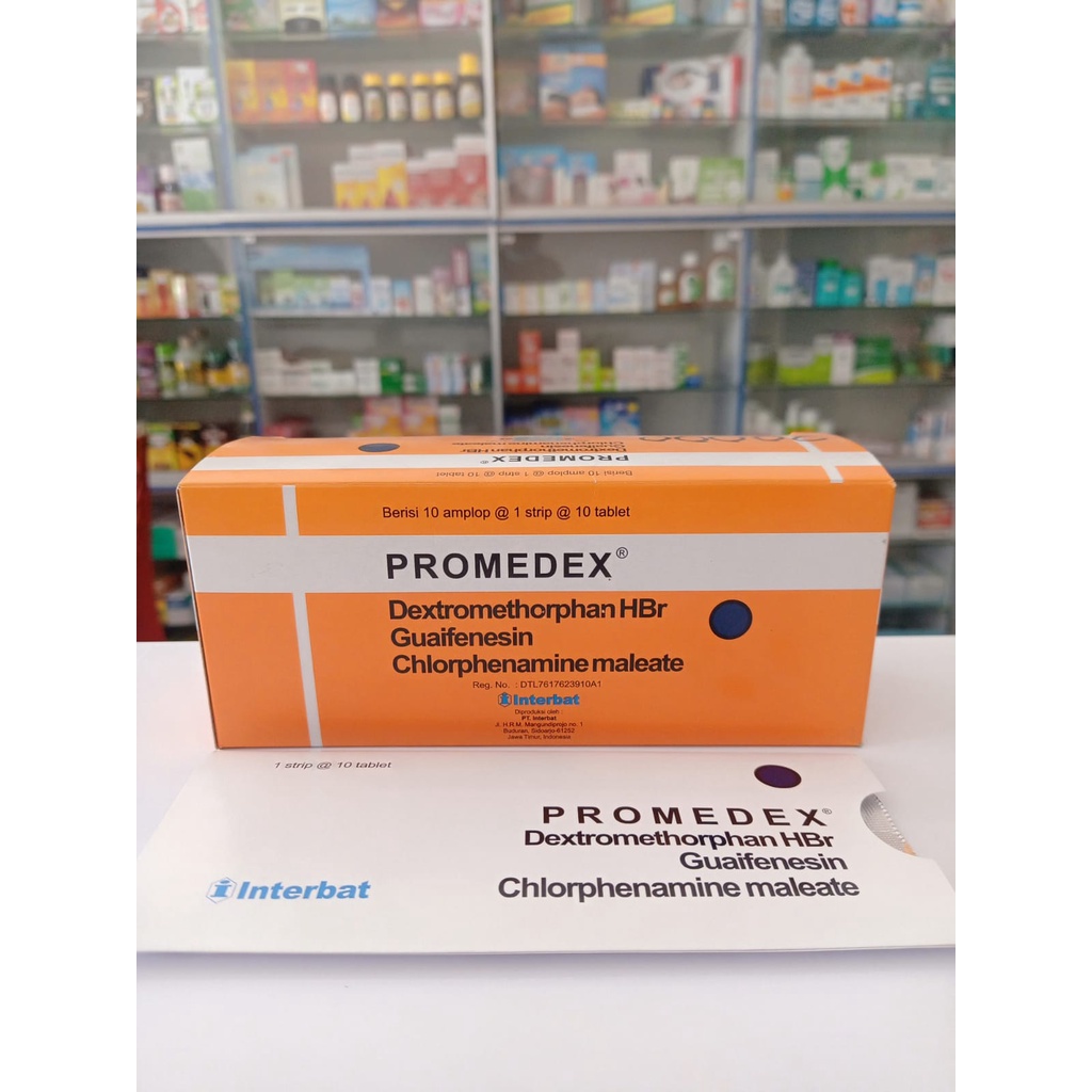 Jual Promedex Tablet 𝟏 𝐒𝐓𝐑𝐈𝐏 𝐈𝐒𝐈 𝟏𝟎 𝐓𝐀𝐁𝐋𝐄𝐓 - Obat Batuk Dewasa | Shopee ...