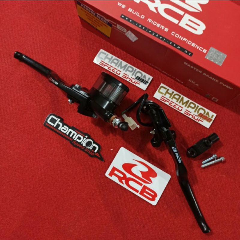 Jual Master Rem Handle Rem E2 E-2 14mm Oval RCB Racing Boy Vario 125 ...