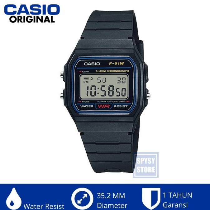 Jual Casio Retro Original F91 Jam Tangan Digital F91W Classic Model ...