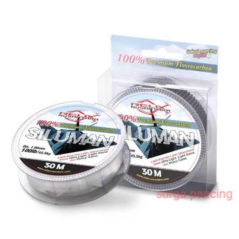 Jual Senar Leader Fluorocarbon Siluman Relix Nusantara 50m | Shopee ...