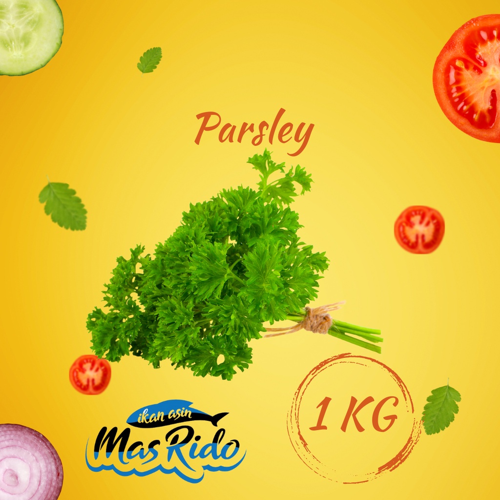 Jual Daun Parsley Segar 1 Kg Peterseli Sayur Segar Fresh Kwalitas Super ...