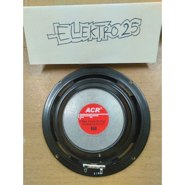 Jual SPEAKER ACR 6 inch 660 ACR WOOFER | Shopee Indonesia