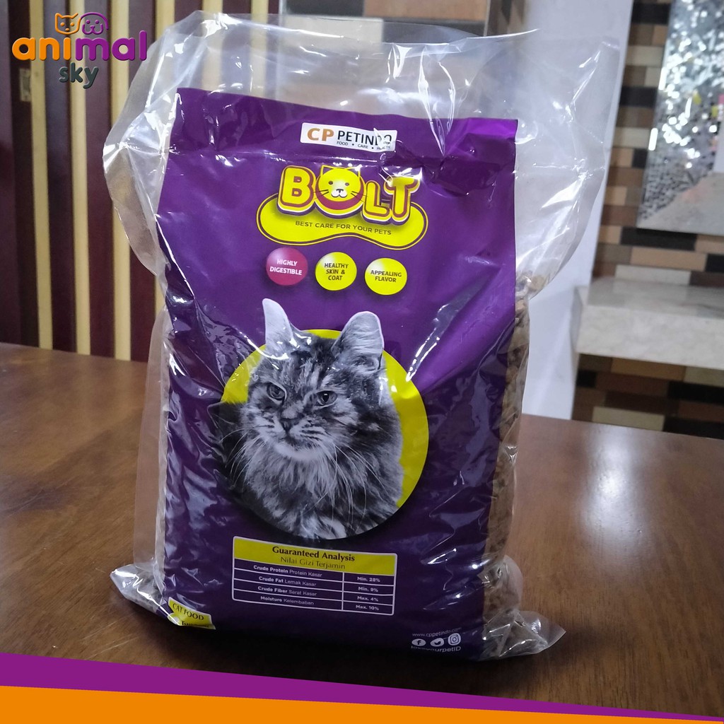 Jual Makanan Kucing Bolt / Bolt Cat Ikan Repack 800gr / Bolt Ikan Rasa ...
