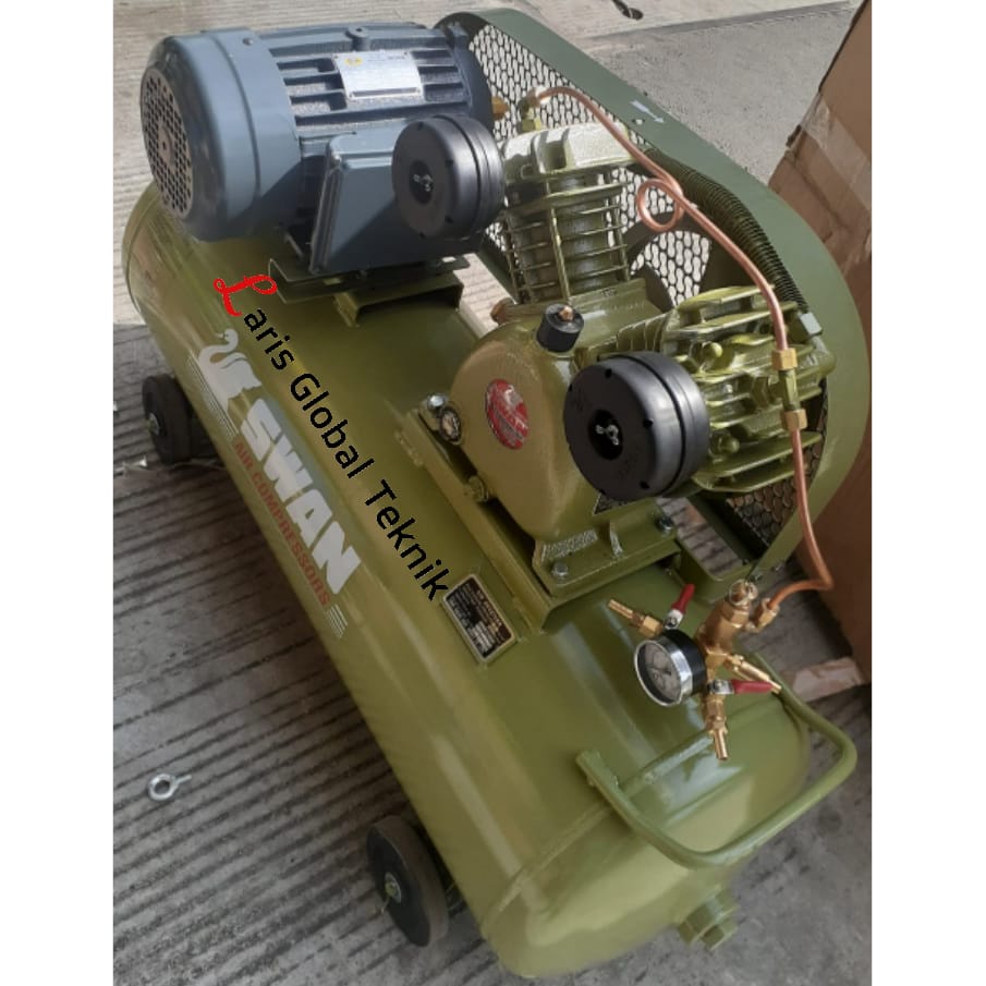 Jual Kompresor angin SWAN 2hp/pk komplit motor 2 hp taiwan 1,5kw ...