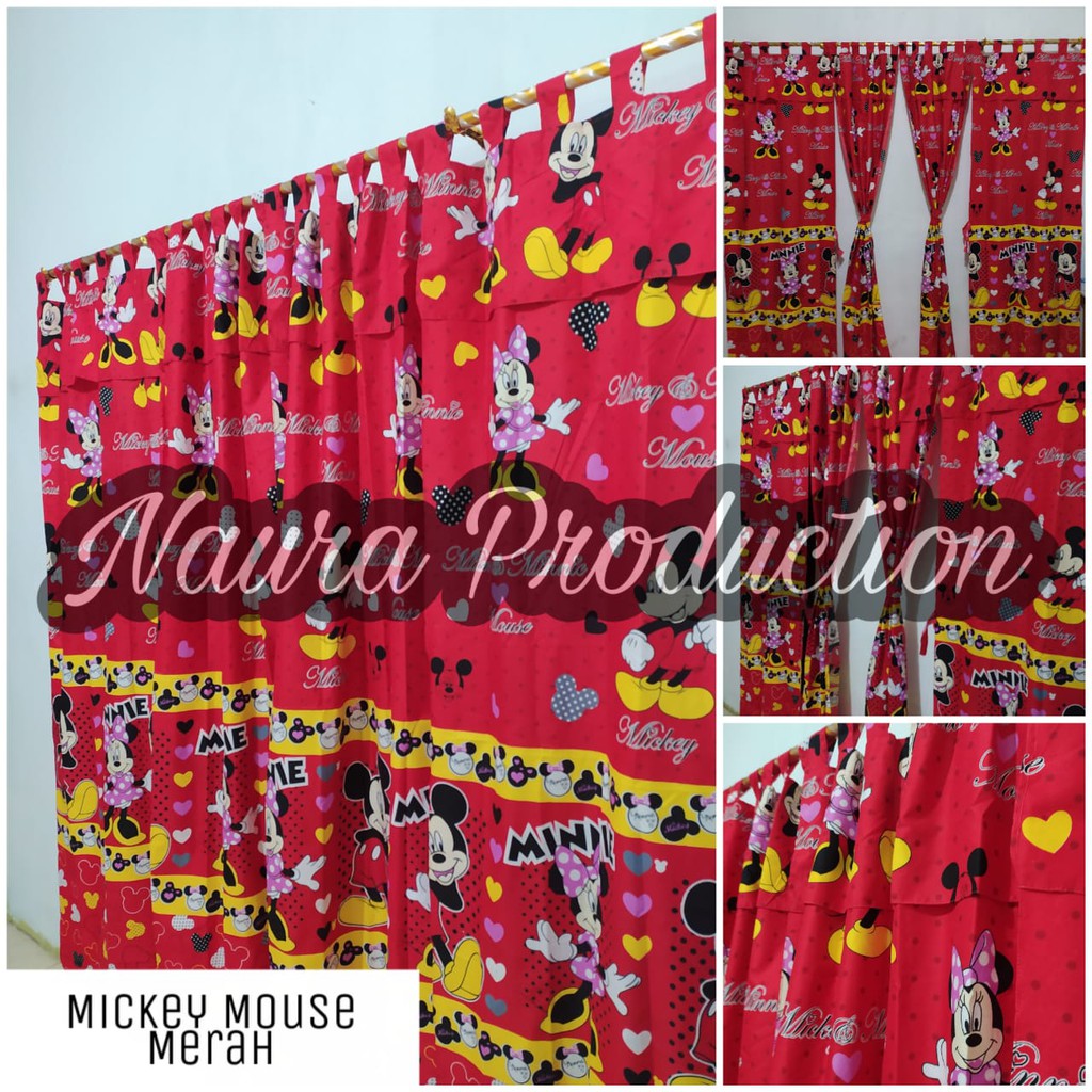 Jual (COD) Gorden Pintu / Hordeng Pintu Karakter Lucu Bisa Jendela ...