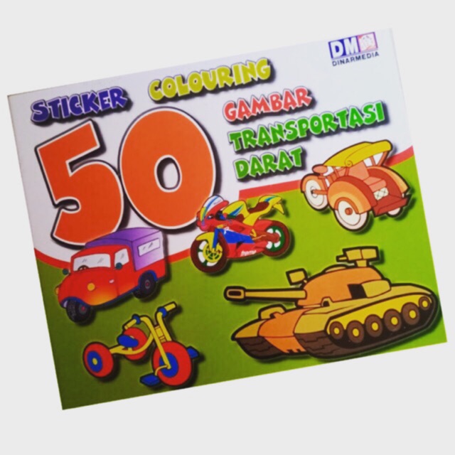 Jual BUKU MEWARNAI + STICKER | Shopee Indonesia