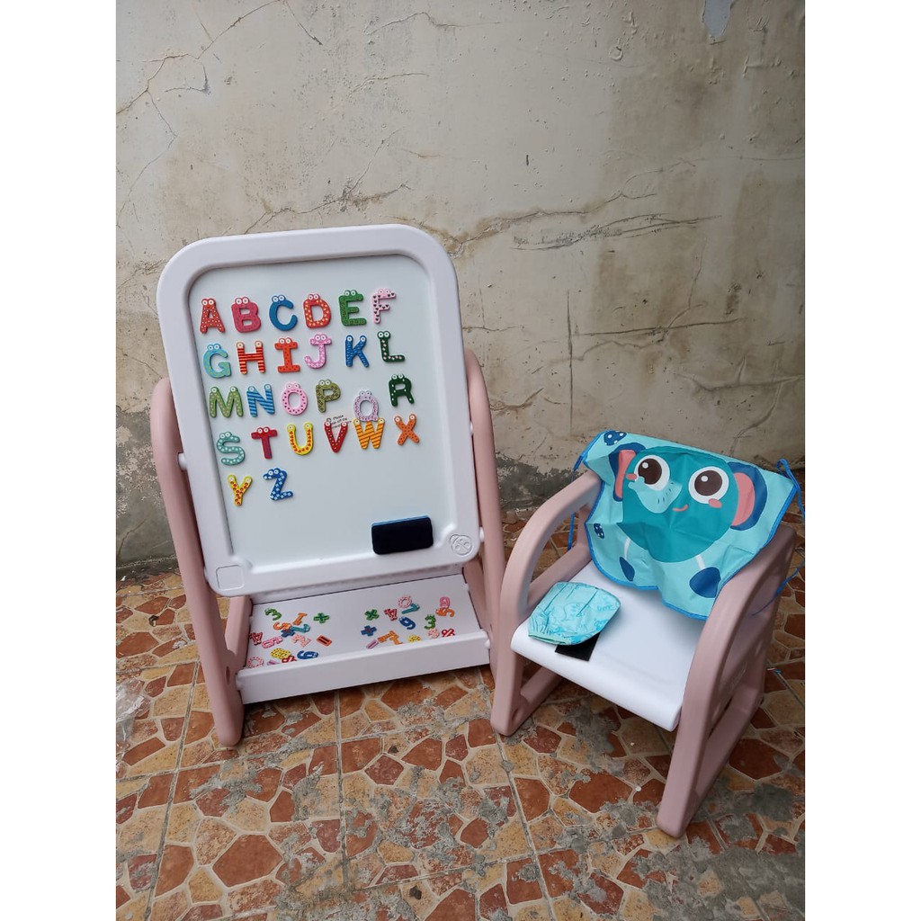 Jual Papan Drawing Board / Papan tulis anak plus kursi / Set Jumbo ...