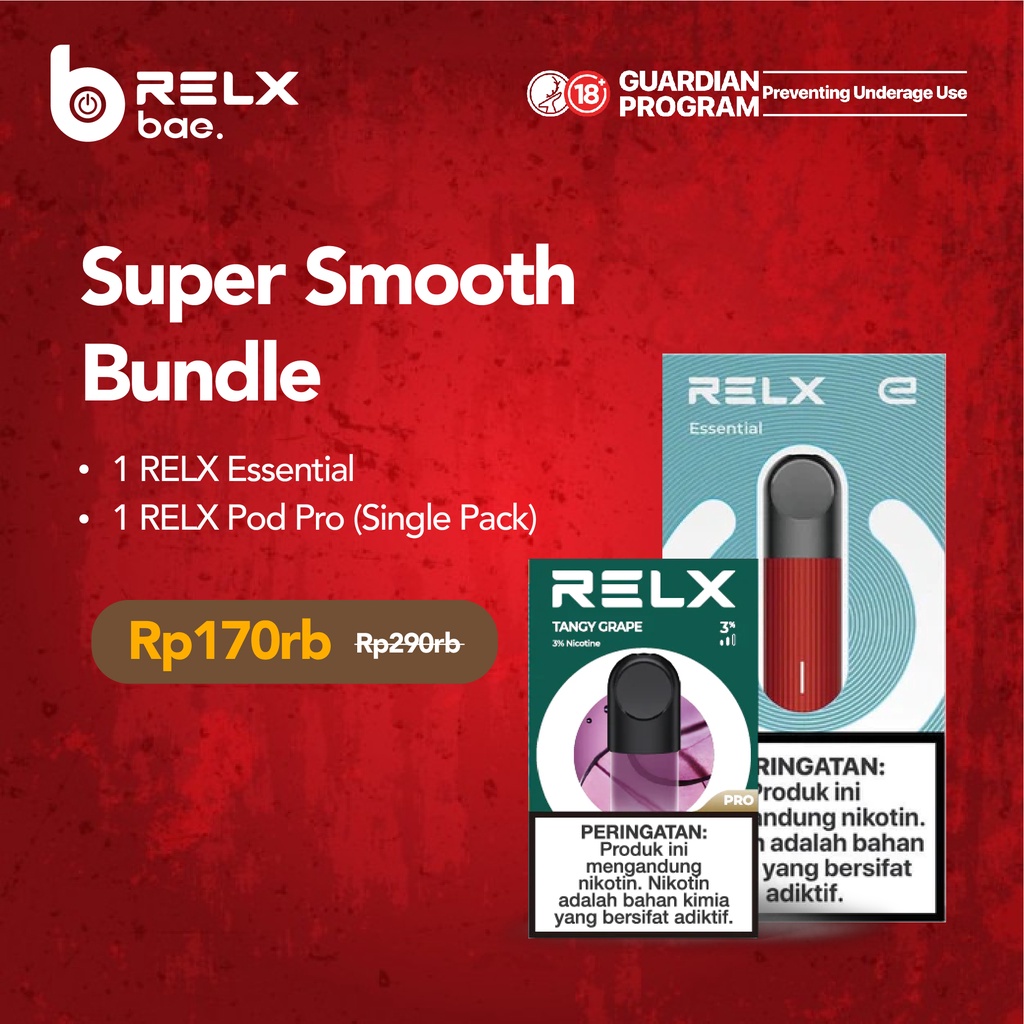 Jual RELX Bundle Essential Red Device and Pod Pro (Isi 1 Pod) | Shopee ...