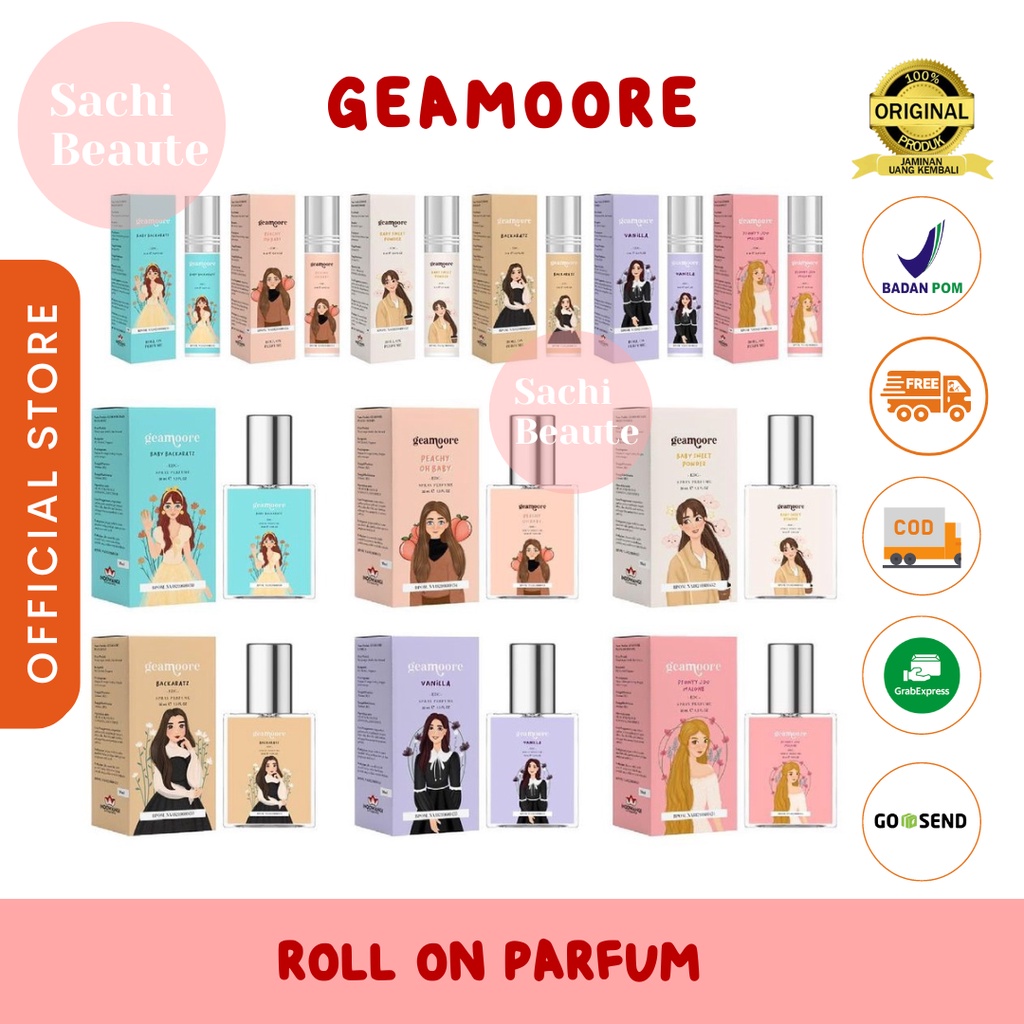 Jual Geamoore Parfum Roll 6 ml 5 ml 30 ml Geamoore Geamore Inspired ...