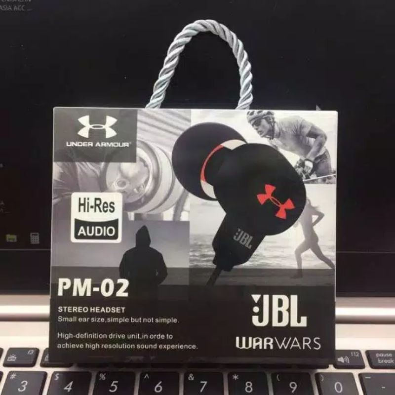 Jual Headset Handsfree JBL PM-02 WarWars Stereo Hi-Res Super Bass With ...