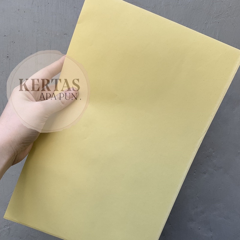 Jual Kertas HVS 70 gr gram gsm A4 F4 Folio Warna Kuning | Shopee Indonesia
