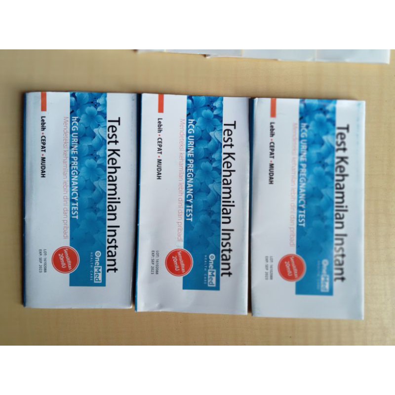 Jual Alat tes kehamilan instan sensitif testpack hamil merk onemed ...