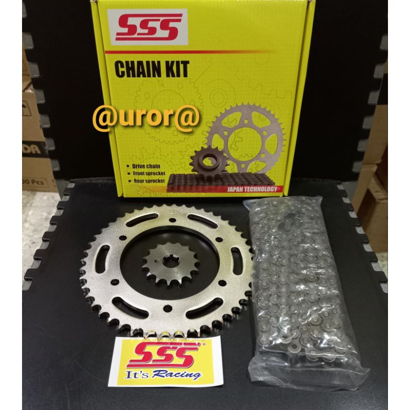 Jual GEAR SET R15 V3 - SSS CHAIN KIT | Shopee Indonesia