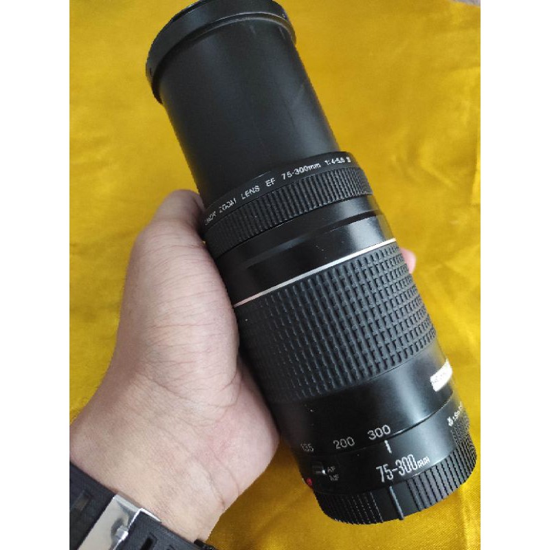 Jual Lensa CANON 75-300mm F3.5 For Kamera DSLR -Tele Zoom | Shopee ...