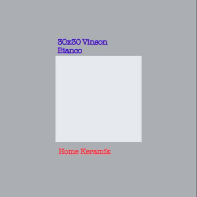 Jual Roman Keramik Matching Floor Vinson Bianco size 30x30 Kw 1 ...