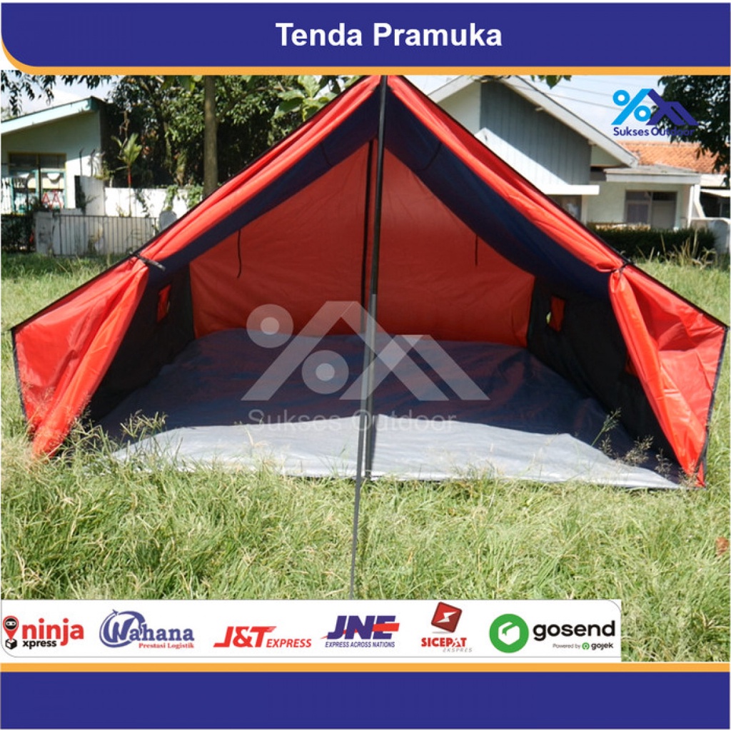 Jual Murah Bergaransi Tenda Pramuka Ukuran 3x4 Meter Fullset Bahan ...