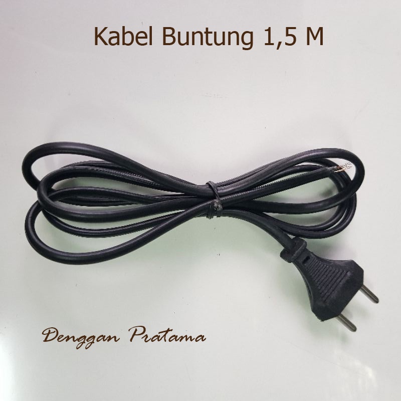 Jual Kabel Power Listrik Cord 1,5M Kabel Buntung | Shopee Indonesia