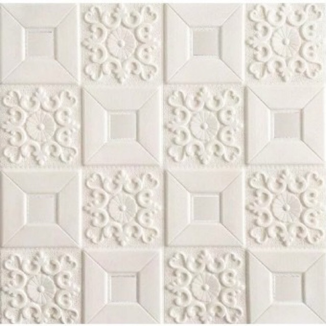 Jual WALLPAPER 3D FOAM MOTIF BATIK BRICKFOAM 70CMX70CM WALLSTICKER ...
