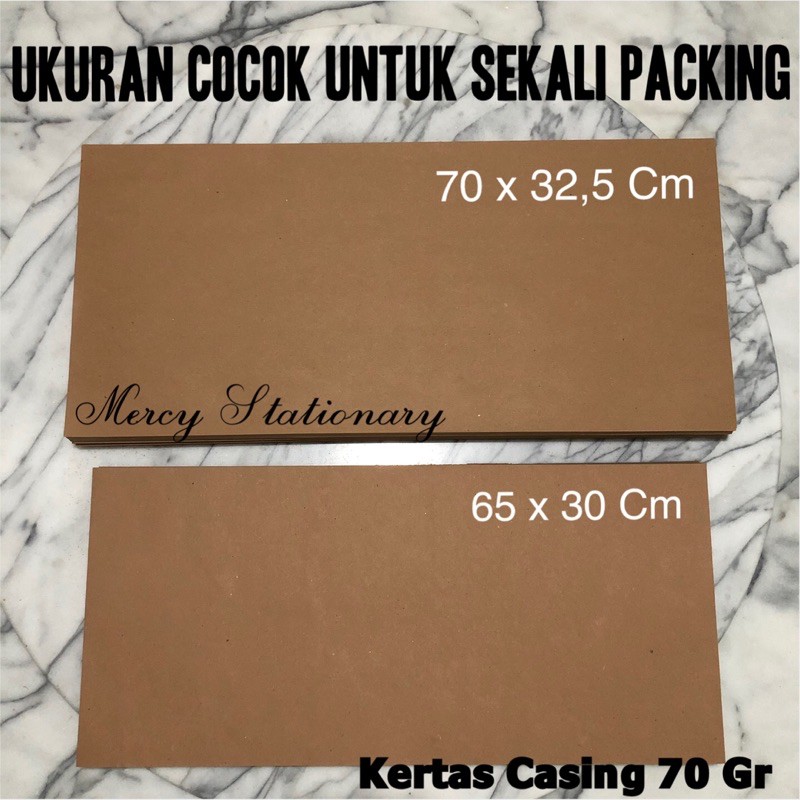 Jual Kertas Casing 90 Gr - 50 Lembar - Kertas Bungkus Baju Packing ...