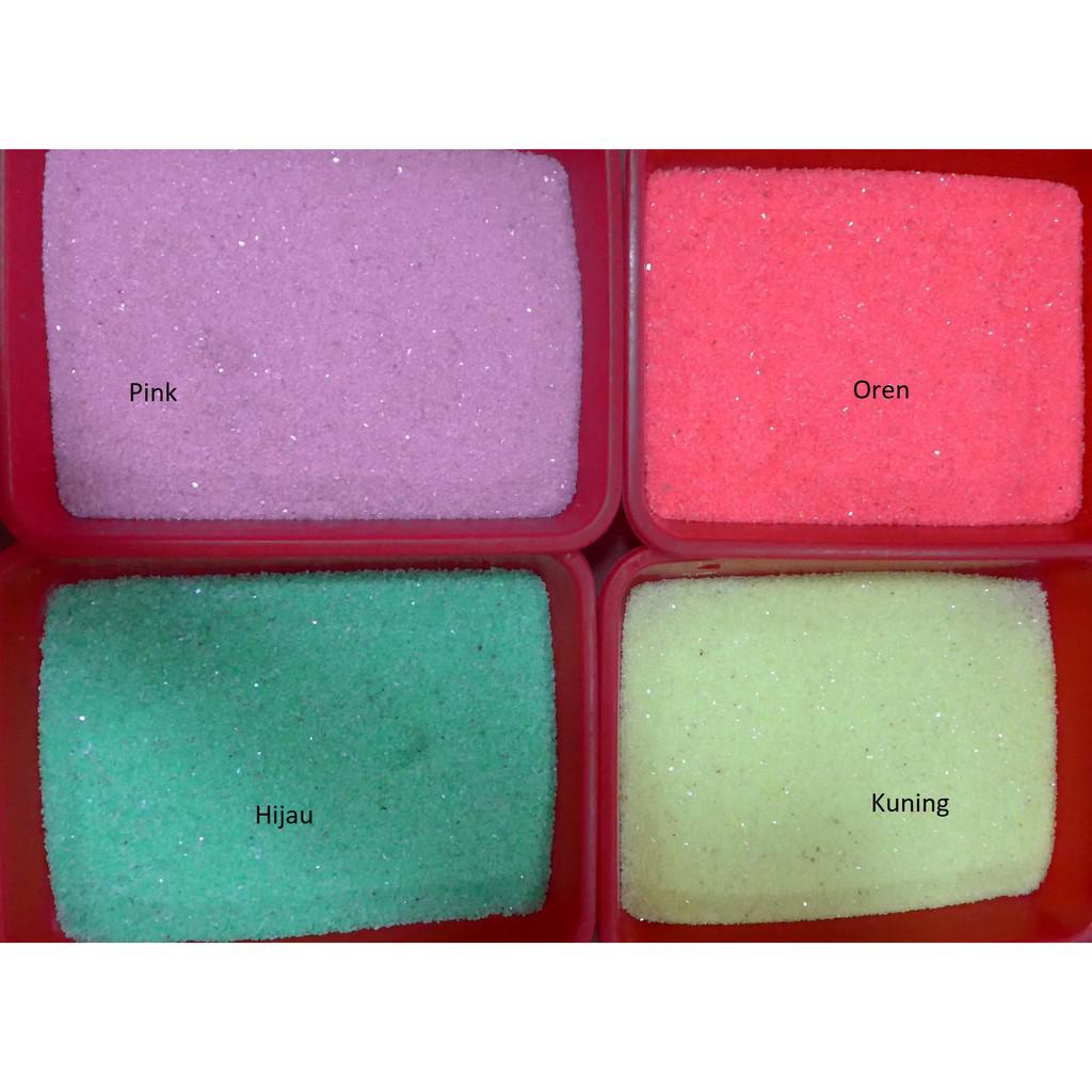 Jual Pasir Aquarium Warna Pink 1 kg | Shopee Indonesia