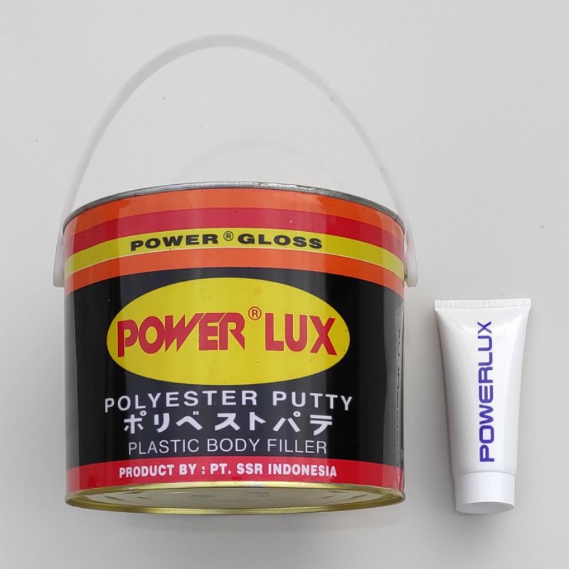 Jual DEMPUL PLASTIK POWER LUX 4 KG DEMPUL BESI MOBIL POWERLUX 4KG ...