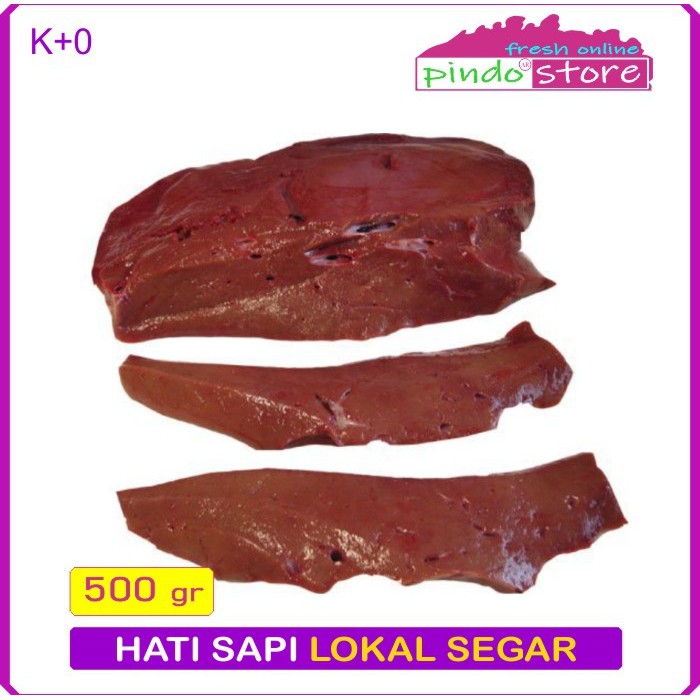 Jual HATI SAPI LOKAL SEGAR BERKUALITAS 500 GRAM | Shopee Indonesia