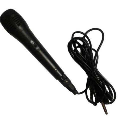Jual Mic Dynamic wire Microphone Kabel Karaoke Mikrofon switch on off ...