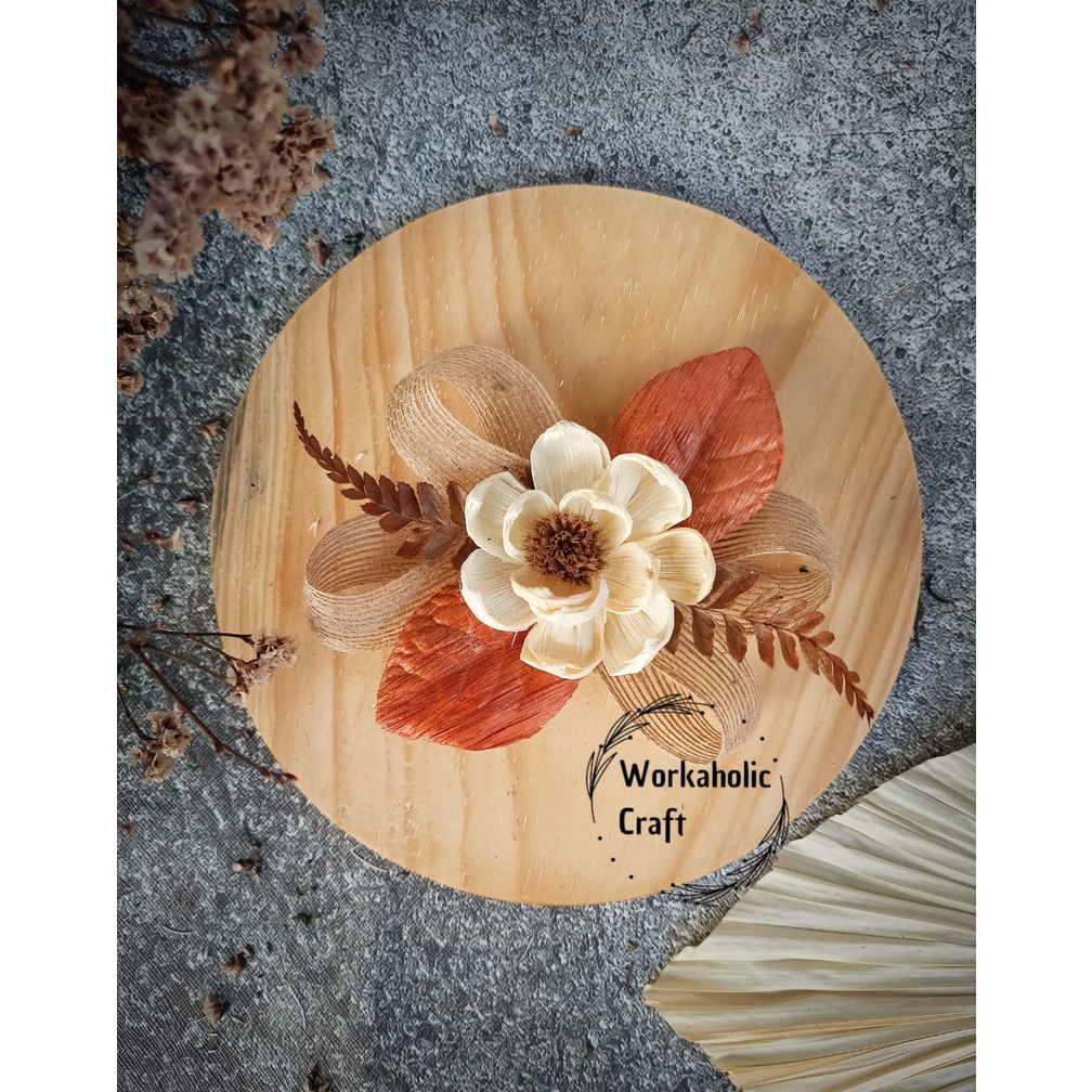 Jual Premium Rangkaian Bunga Kering Rustic Bahan Mahar Rustic Bunga ...