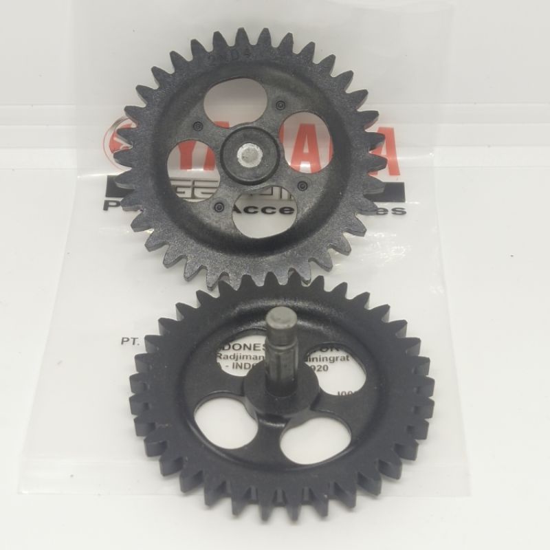 Jual Gigi pompa oli gear gir oil pump mx king mx new vixion new r15 v1 v2 2ND asli ori original ...