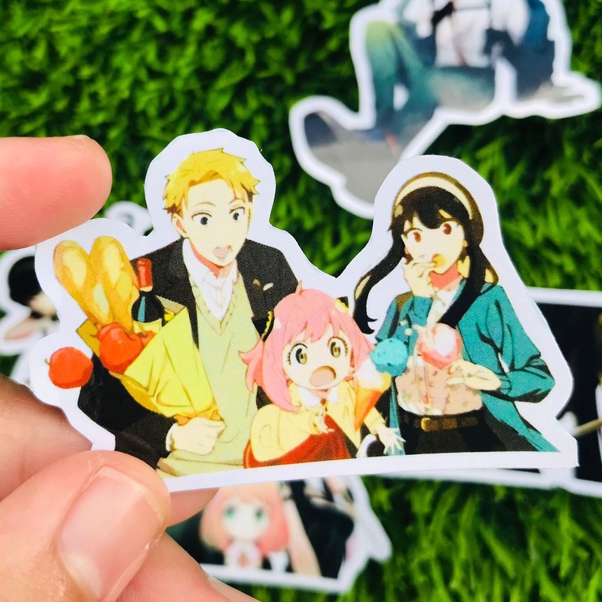Jual Stiker Spy x Family Anya Loid Yor Forger Karakter Anime Sticker ...
