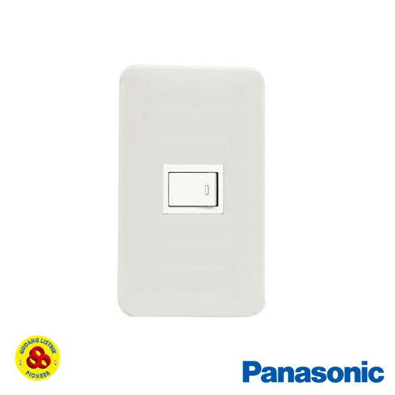Jual Panasonic Saklar Single 1Gang 1 Way WNJ6801 Sakelar Frame Engkel ...