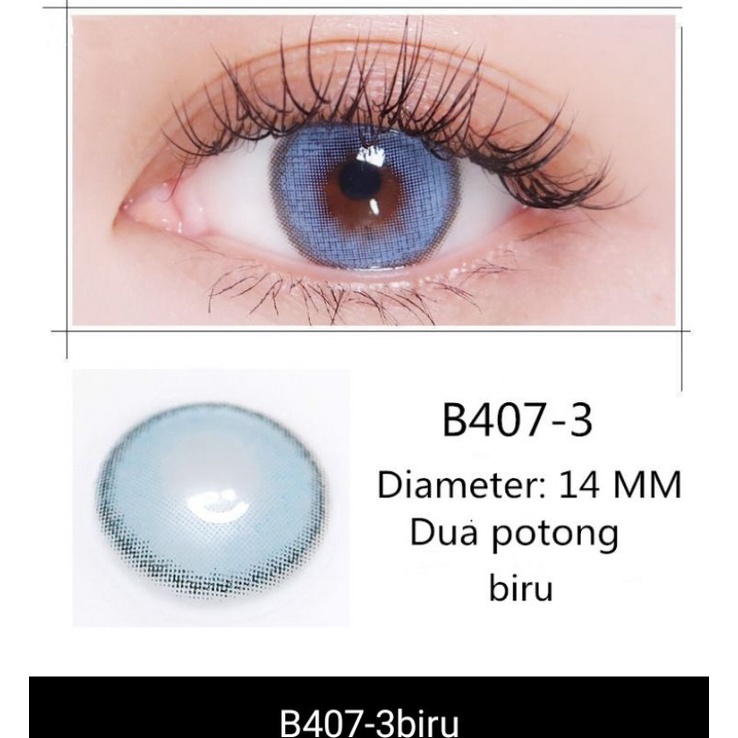 Jual Soflen warna biru ( Lensa kontak berwarna ) | Shopee Indonesia