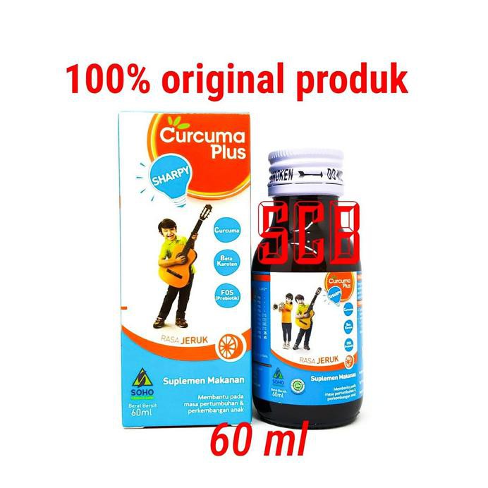 Jual Curcuma Plus Sharpy 60 Ml (Rasa Jeruk) | Shopee Indonesia