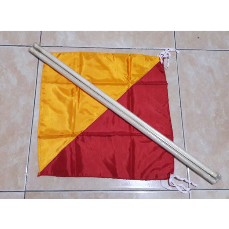 Jual BENDERA SEMAPUR + STIK DUA PASANG | Shopee Indonesia