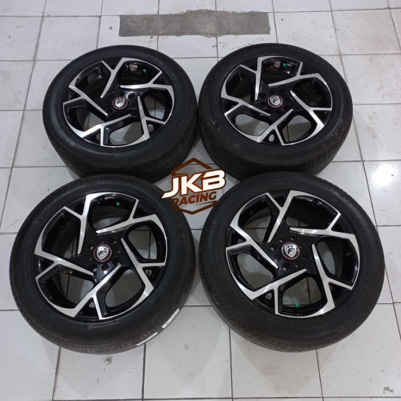 Jual VELG MOBIL BEKAS | FORTIS R16X7 PCD 4X100-114 ET 38 + BAN 205/55 R16 MICHELIN | Shopee ...