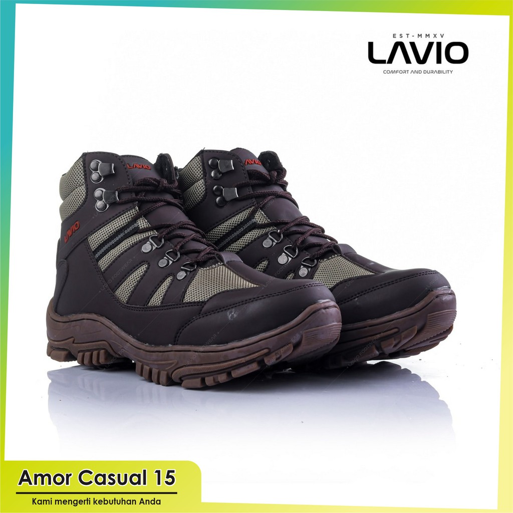 Jual SEPATU SAFETY PRIA BOOTS LAVIO ARMOR ORIGINAL OUTDOOR PROYEK ...