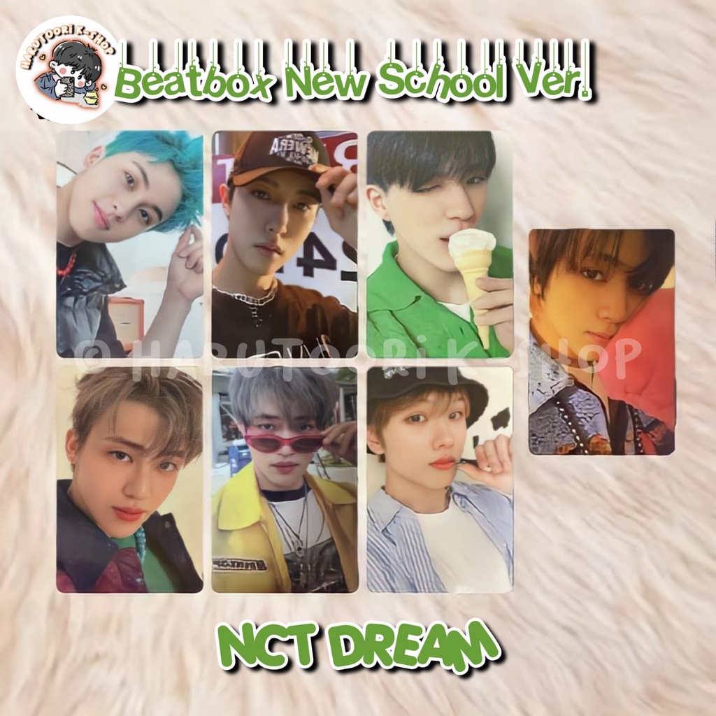 Jual [ NCT DREAM ] PHOTOCARD BEATBOX NEW SCHOOL VER. SET UNOFFICIAL ...