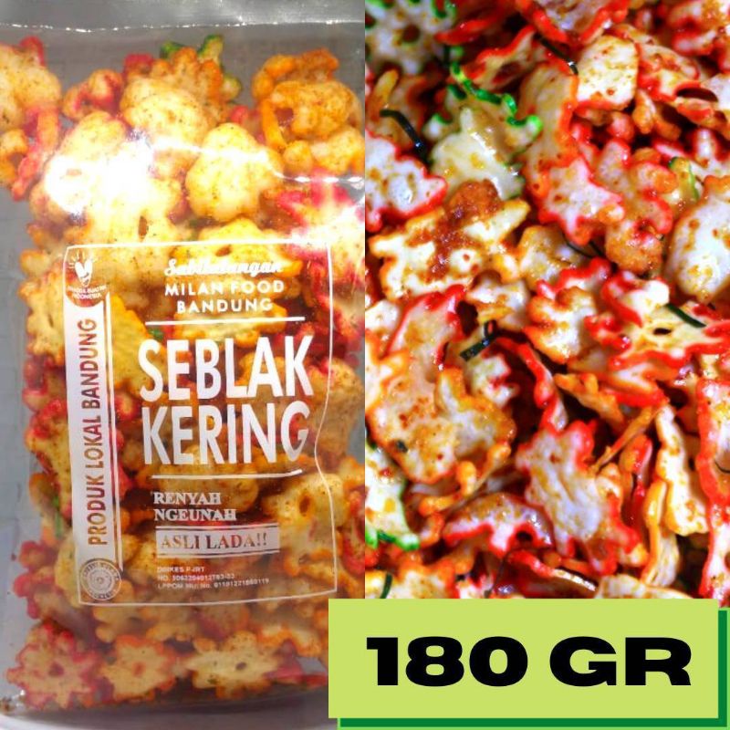 Jual Paket isi 2 SEBLAK KERING Seker duarr jumbo 180 gr cemilan (Gudang ...