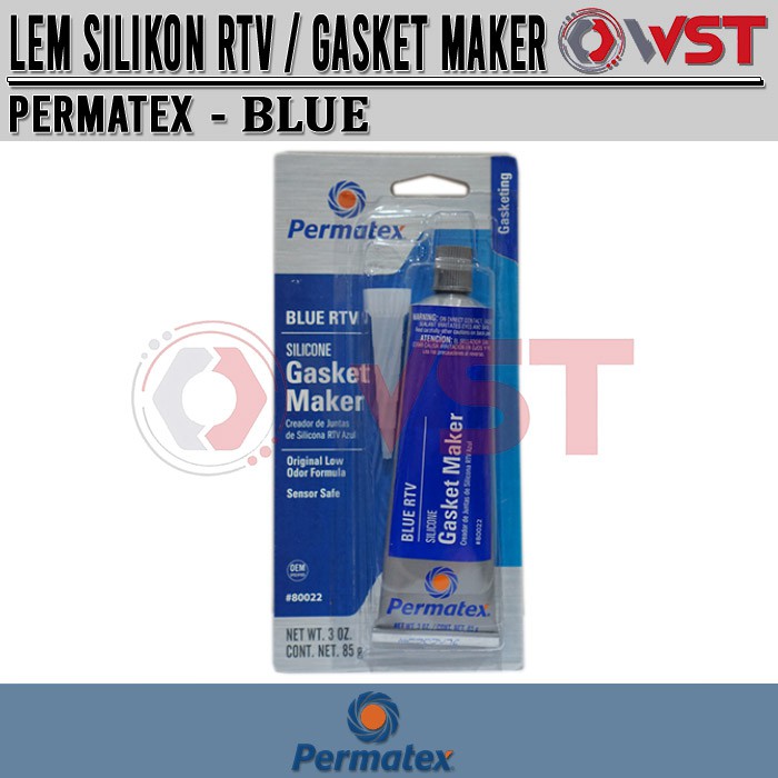 Jual Lem Silicon Permatex Blue RTV 85 Gram / Lem Permatex Biru | Shopee ...