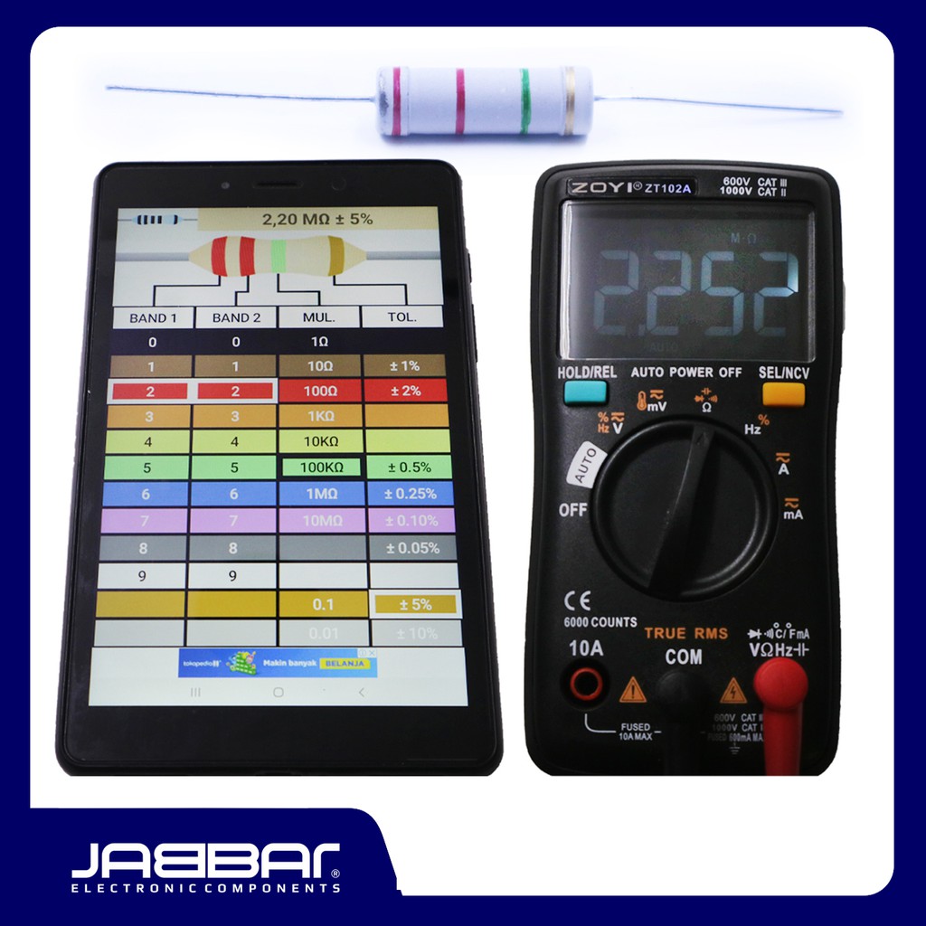 Jual RESISTOR 2M2 OHM 5W 5% DIP (2,20M OHM) - ABU-ABU - 5PCS | Shopee ...