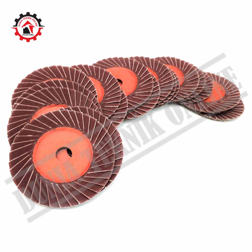 Jual Flap Disc 4 Inch TAIYO NES A320 Mata Amplas Susun Gerinda 4" Tipis ...