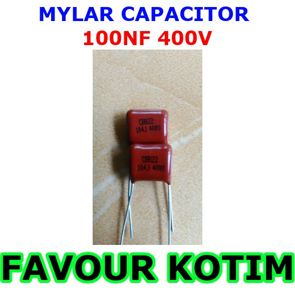 Jual MYLAR CAPACITOR 104 100KP 100NF 400V KAPASITOR MILAR FVKOTIM | Shopee Indonesia