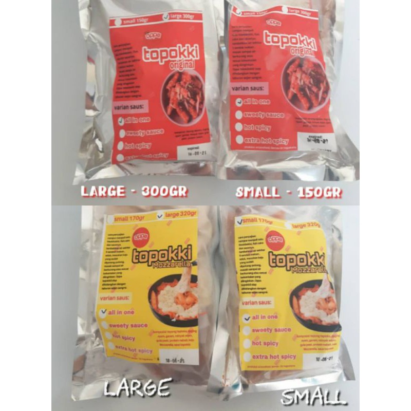 Jual OPPA TTEOKBOKKI LARGE / TOPOKKI LARGE / TOKPOKKI | Shopee Indonesia