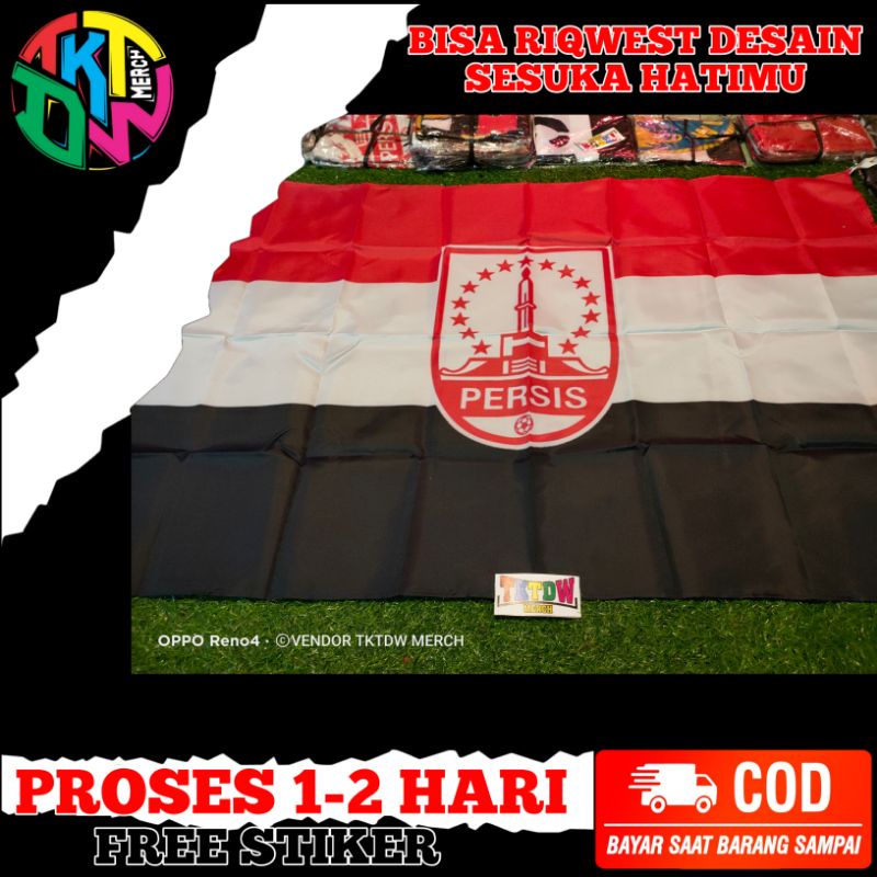 Jual BENDERA PERSIS SOLO FULL PRINTING READY STOK BANYAK SIAP KIRIM ...